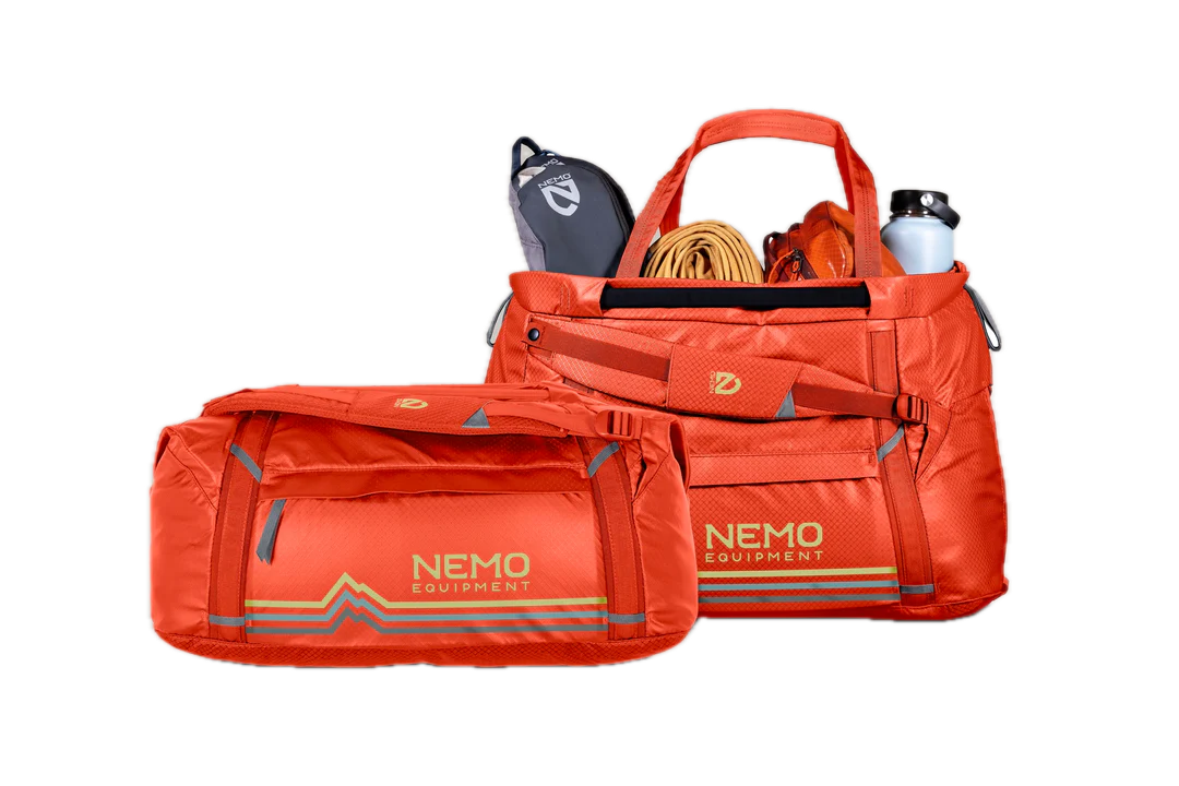Nemo - Double Haul 55L Convertible Duffel & Tote - Spicy Orange ...