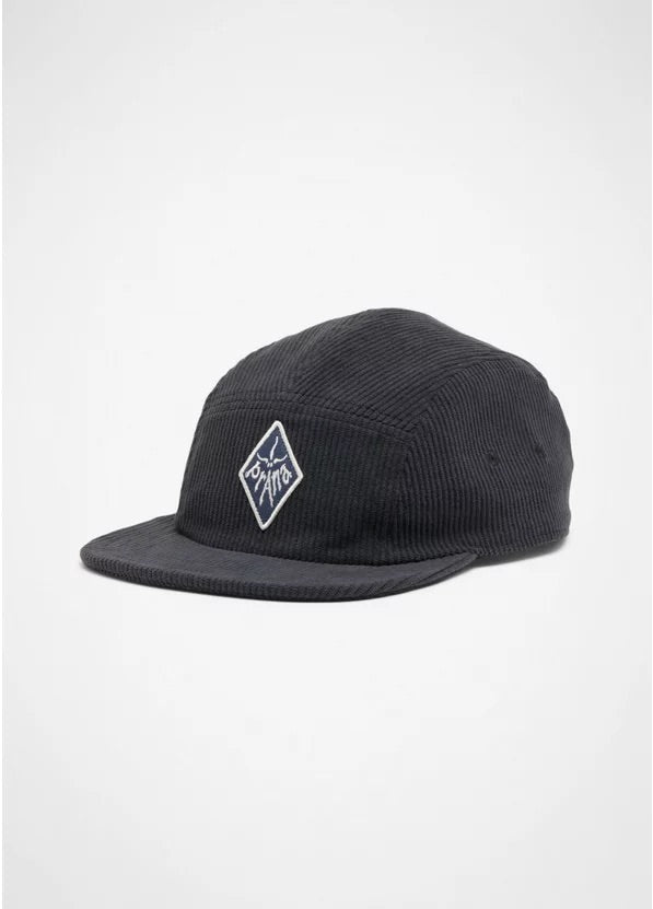 Prana - Trailblaze Cord 5-Panel Cap - Black – Outdoor Gear Exchange