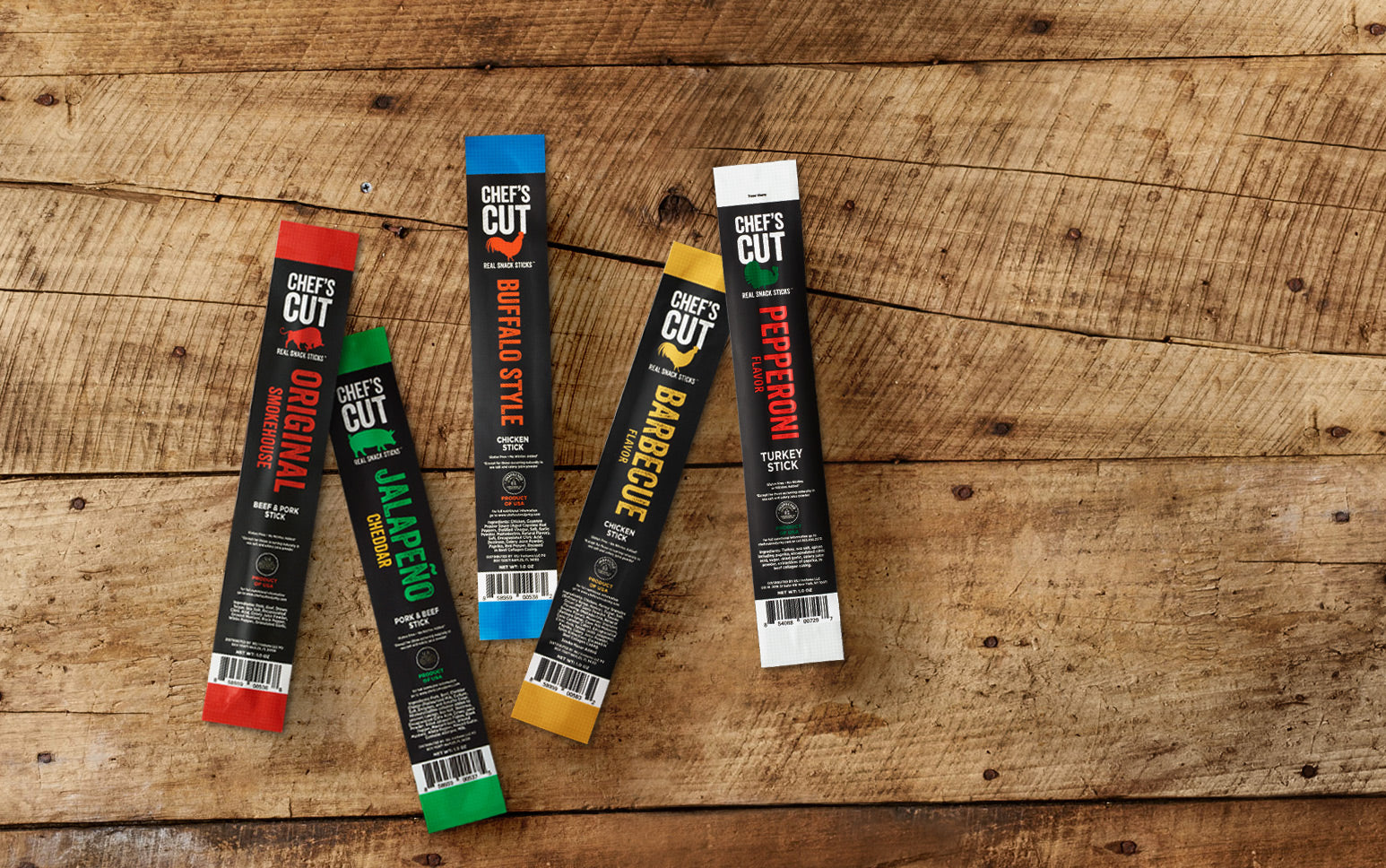 Chefs Cut Jerky - Real Snack Stick 1oz - Barbeque Chicken – Outdoor ...