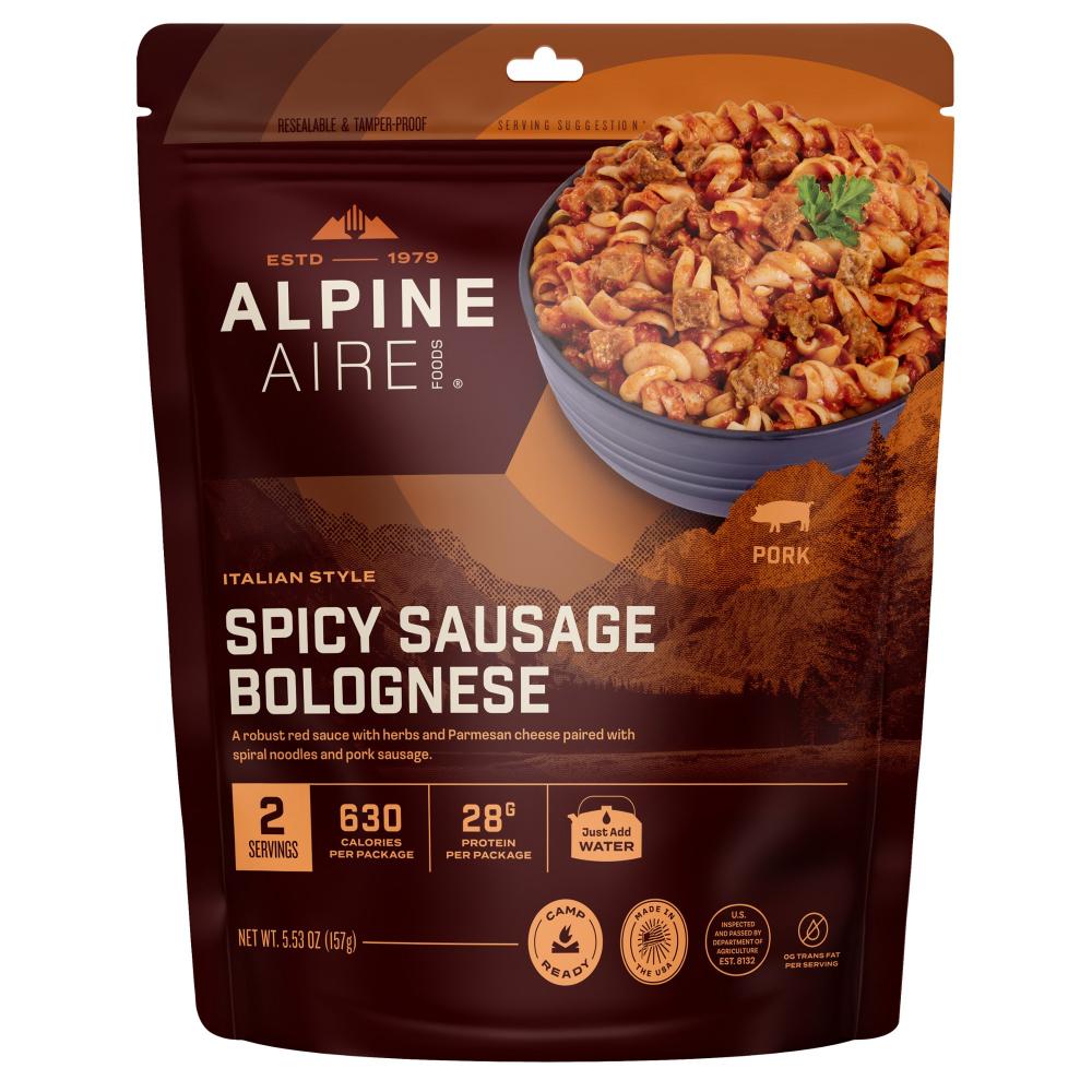 AlpineAire - Spicy Sausage Bolognese – Outdoor Gear Exchange