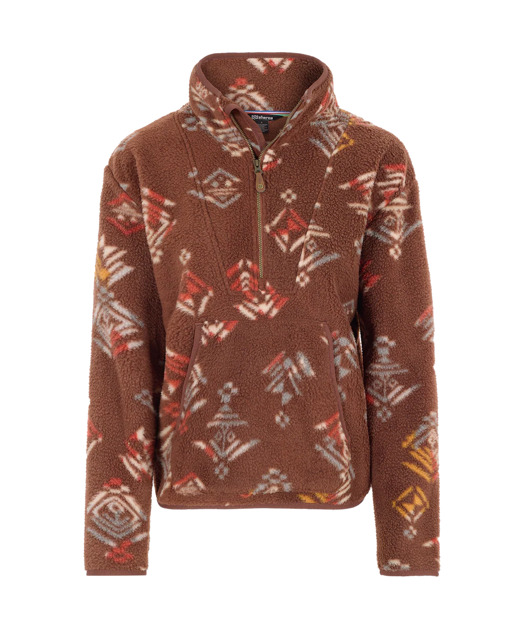 Sherpa - Uddesya Eco 1/4 Zip - Cappuccino Yathra – Outdoor Gear Exchange