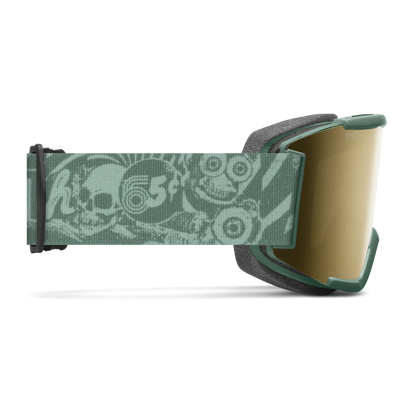 Smith - Squad - Cactus Zine; Sun Black Gold Mirror, Clear – Outdoor ...