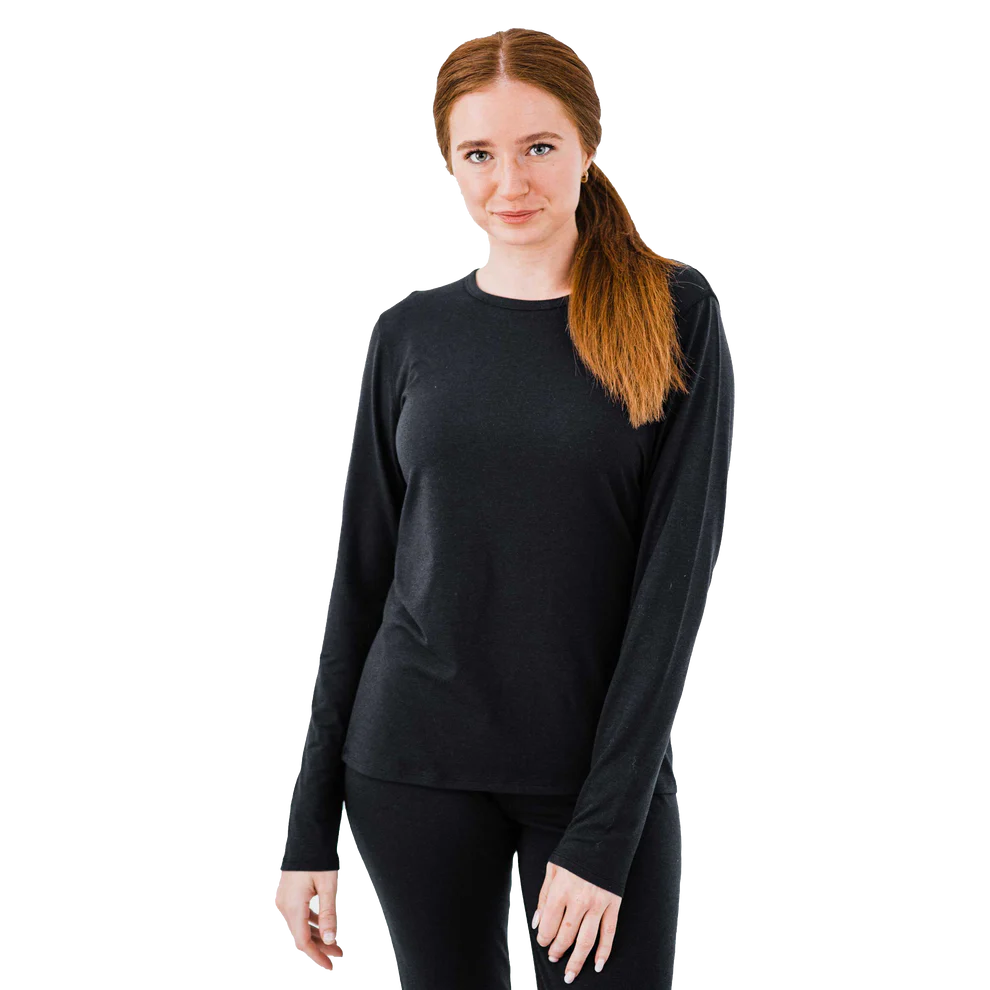 Polarmax - Women's Micro Fleece Crew - Black – Outdoor Gear Exchange